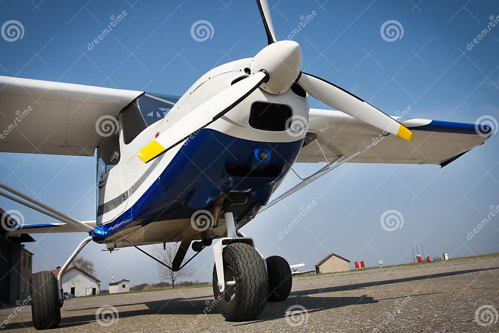 Small airplane stock photo. Image of asphalt, industry - 24006474
