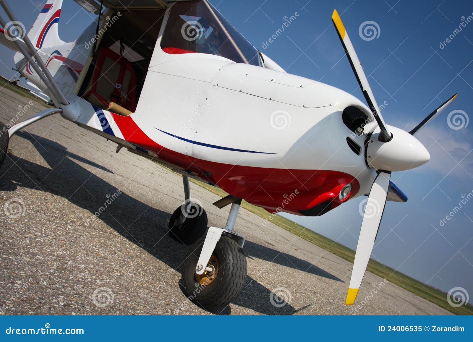 Small airplane stock image. Image of flight, small, aircraft - 24006535