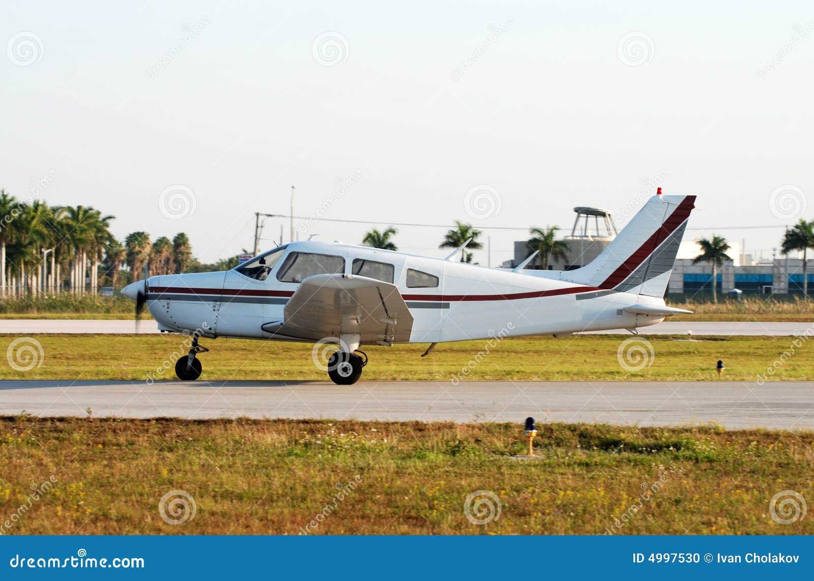 Small airplane stock photo. Image of aircraft, light, runway - 4997530