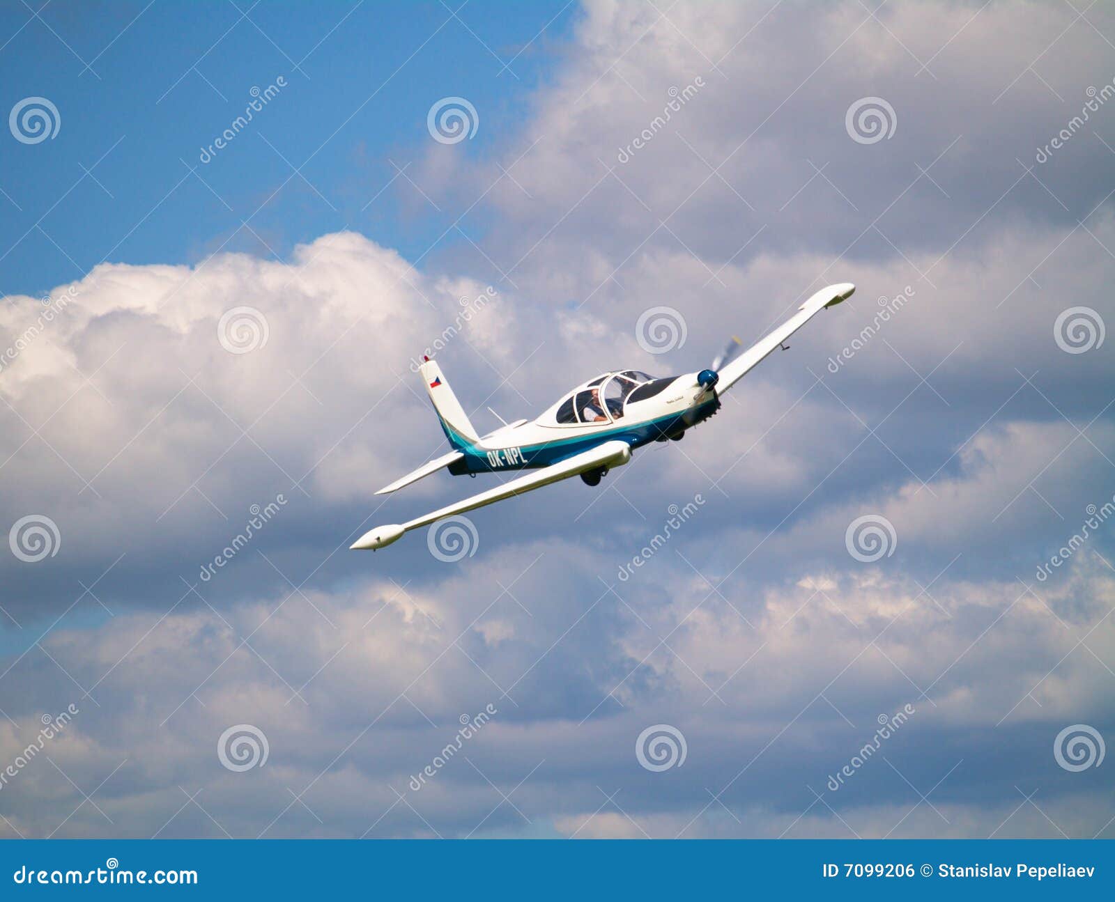 Small airplane stock photo. Image of plane, small, blue - 7099206