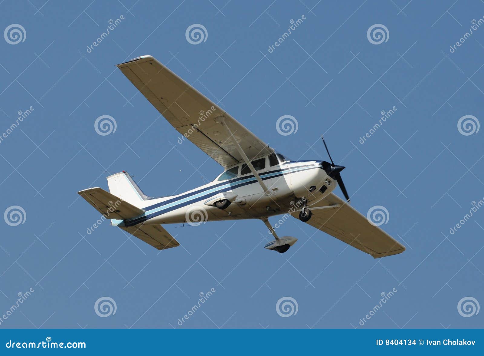 Small airplane stock photo. Image of midair, aircraft - 8404134