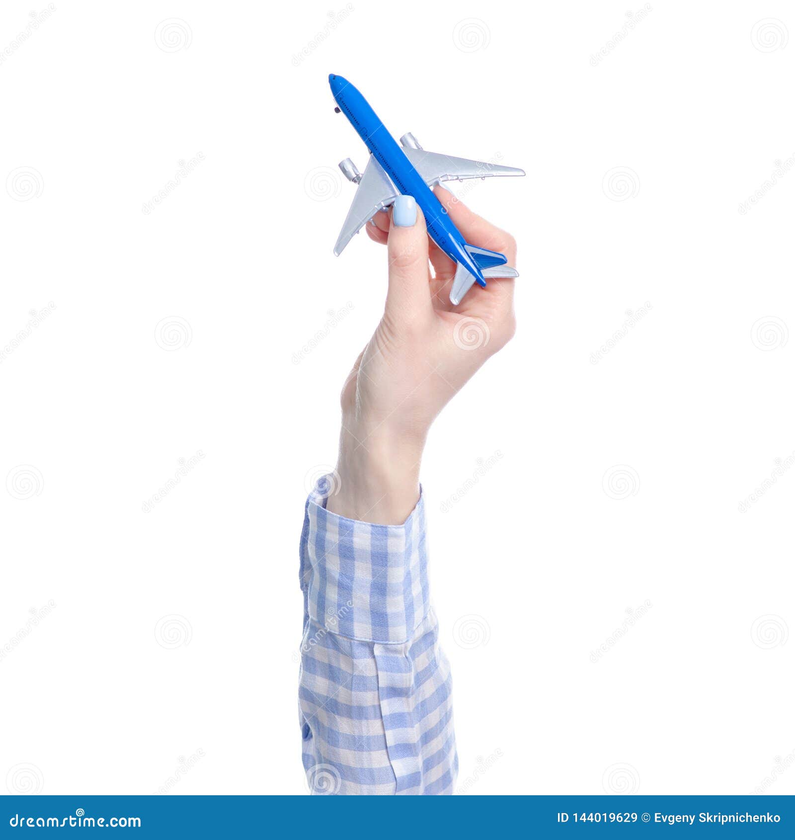 Small airplane in hand stock image. Image of holding - 144019629