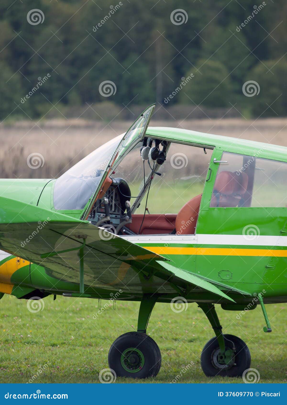 Small airplane stock photo. Image of ready, aircraft - 37609770