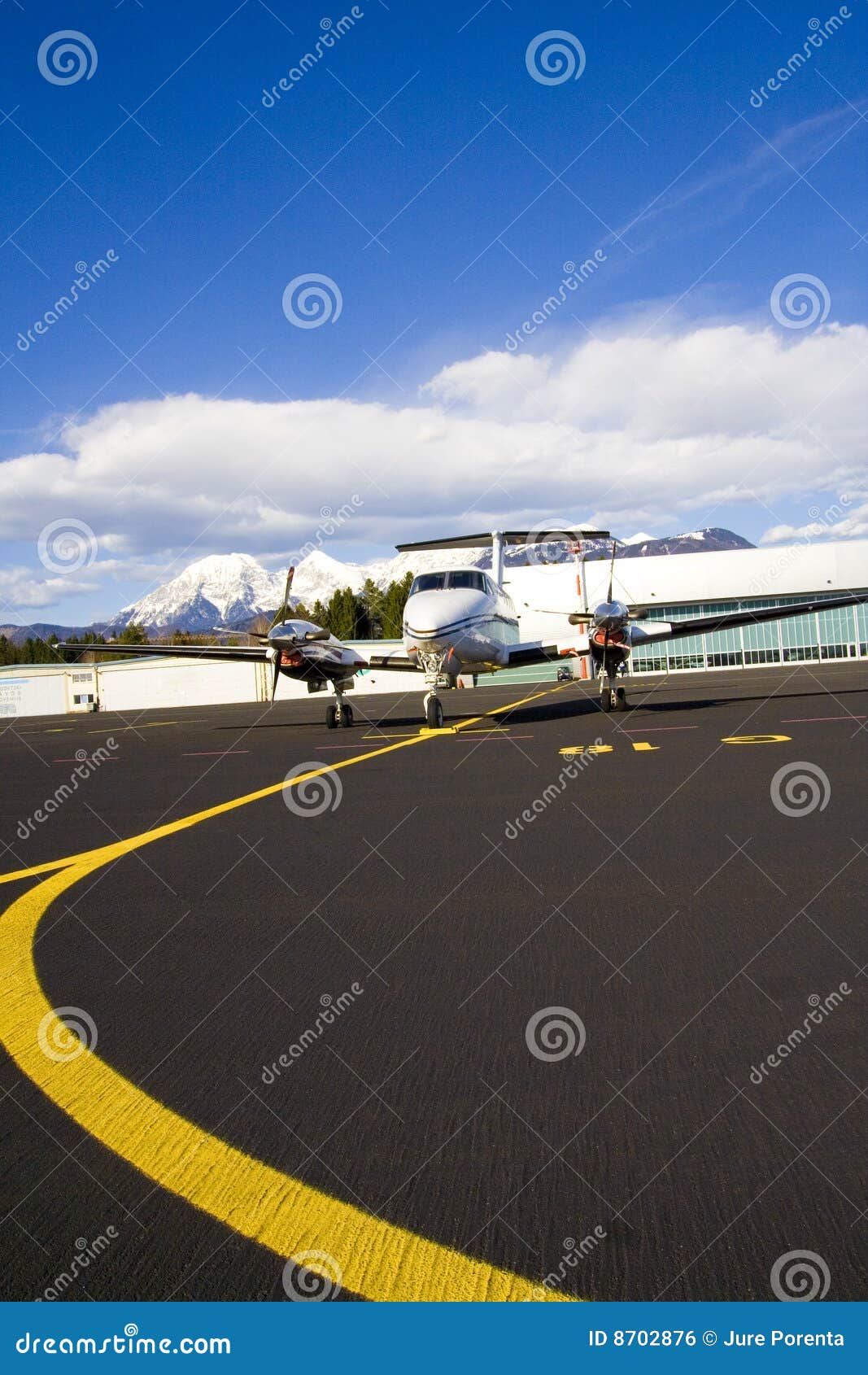 Small airplane on runway stock photo. Image of airport - 8702876
