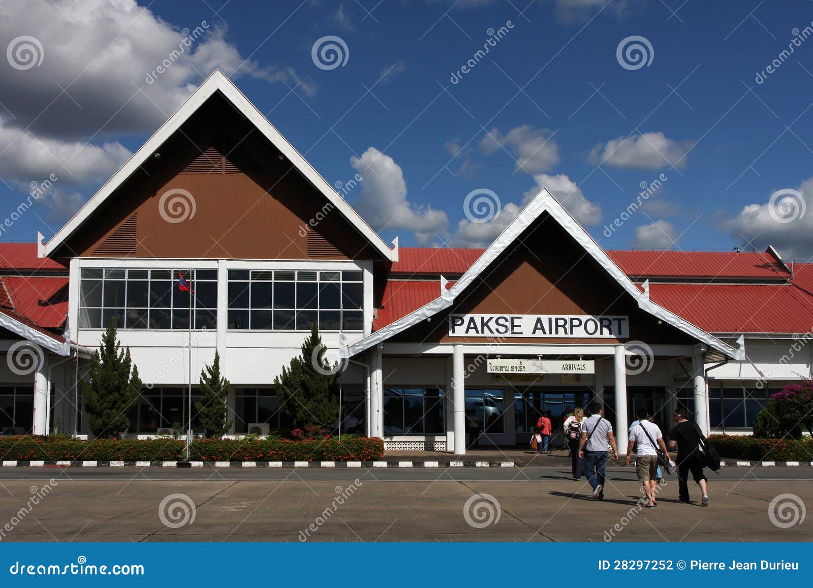 Small Airport Entrance in Pakse Editorial Photography - Image of ...