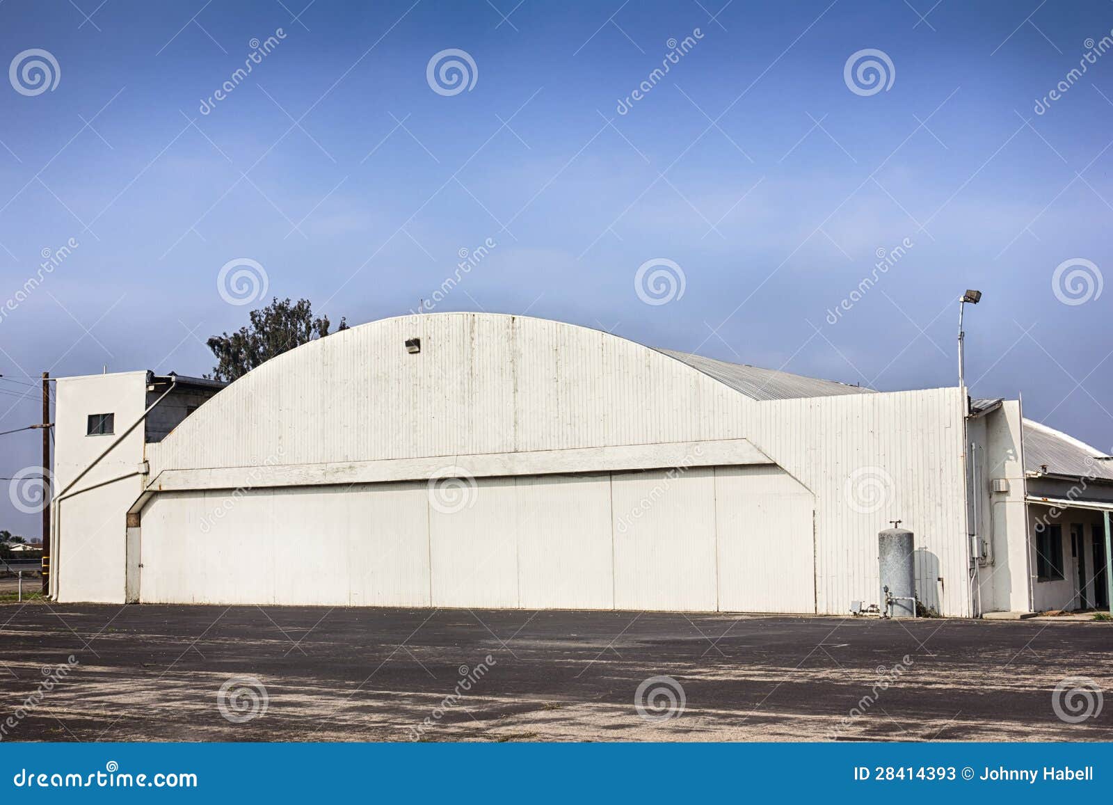 Small Airport Hangar stock image. Image of building, business - 28414393