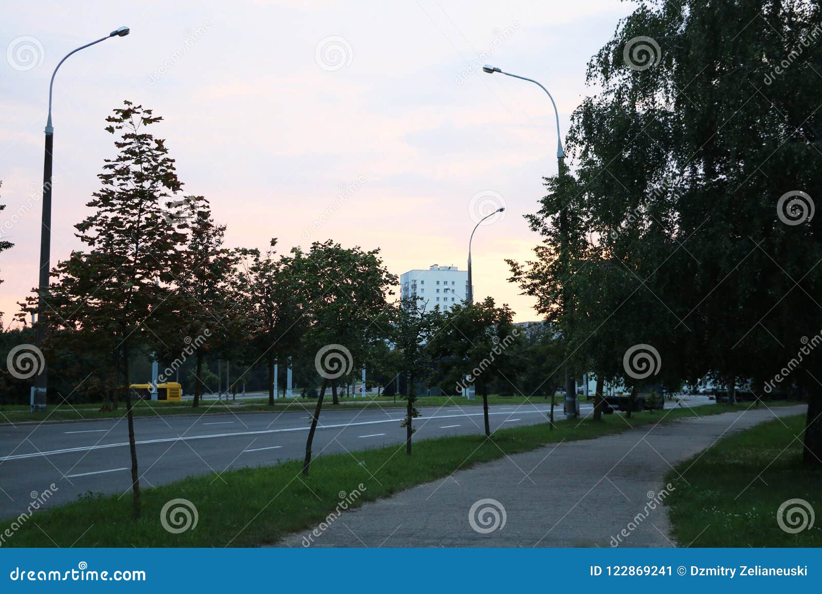 A Small Alley at Sunset Time Stock Image - Image of walk, environment ...