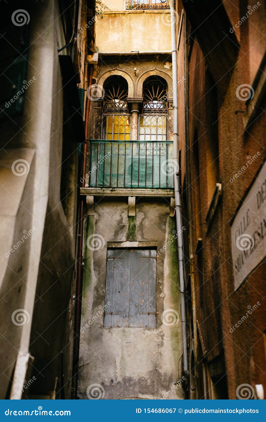 Small Alley In Venice Picture. Image: 154686067