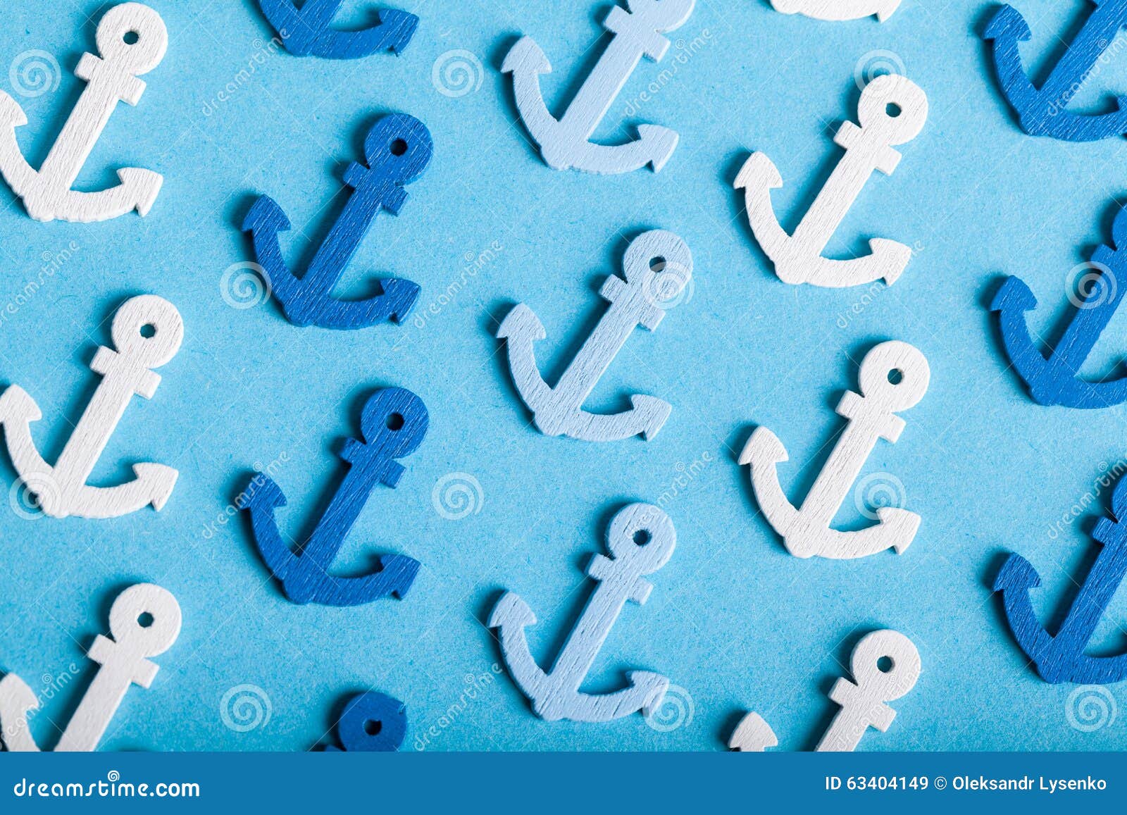 The small anchor close-up stock image. Image of season - 63404149