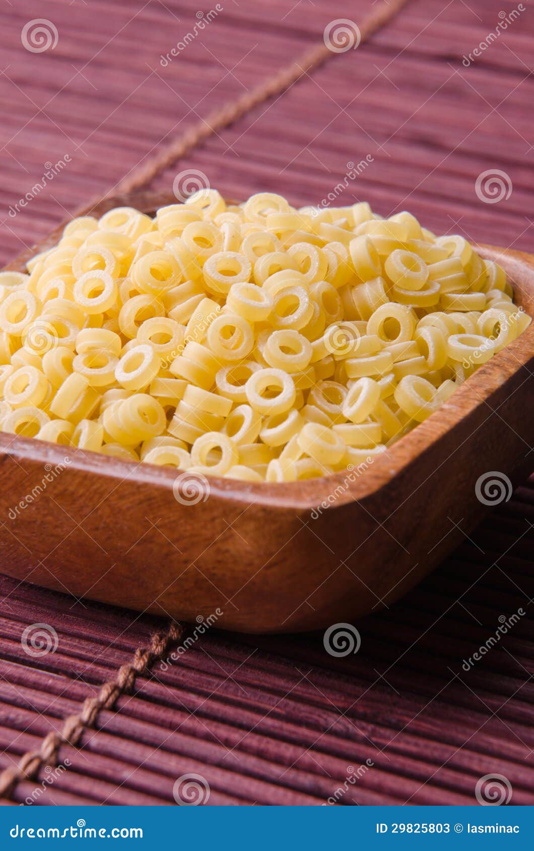 Anellini pasta stock image. Image of vegetarian, small - 29825803