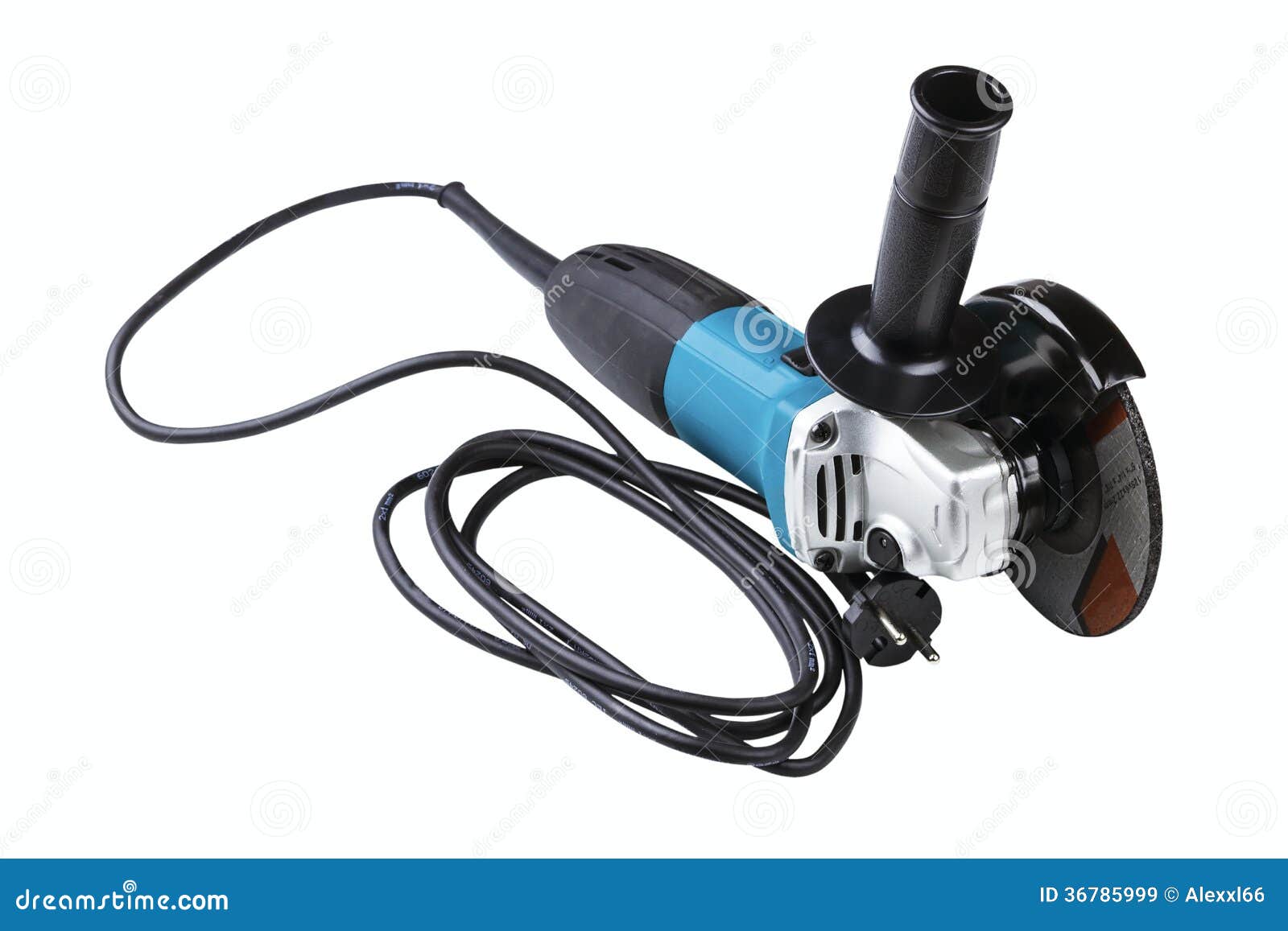 Small Angle Grinder with Abrasive Disk Stock Image - Image of glassdust ...