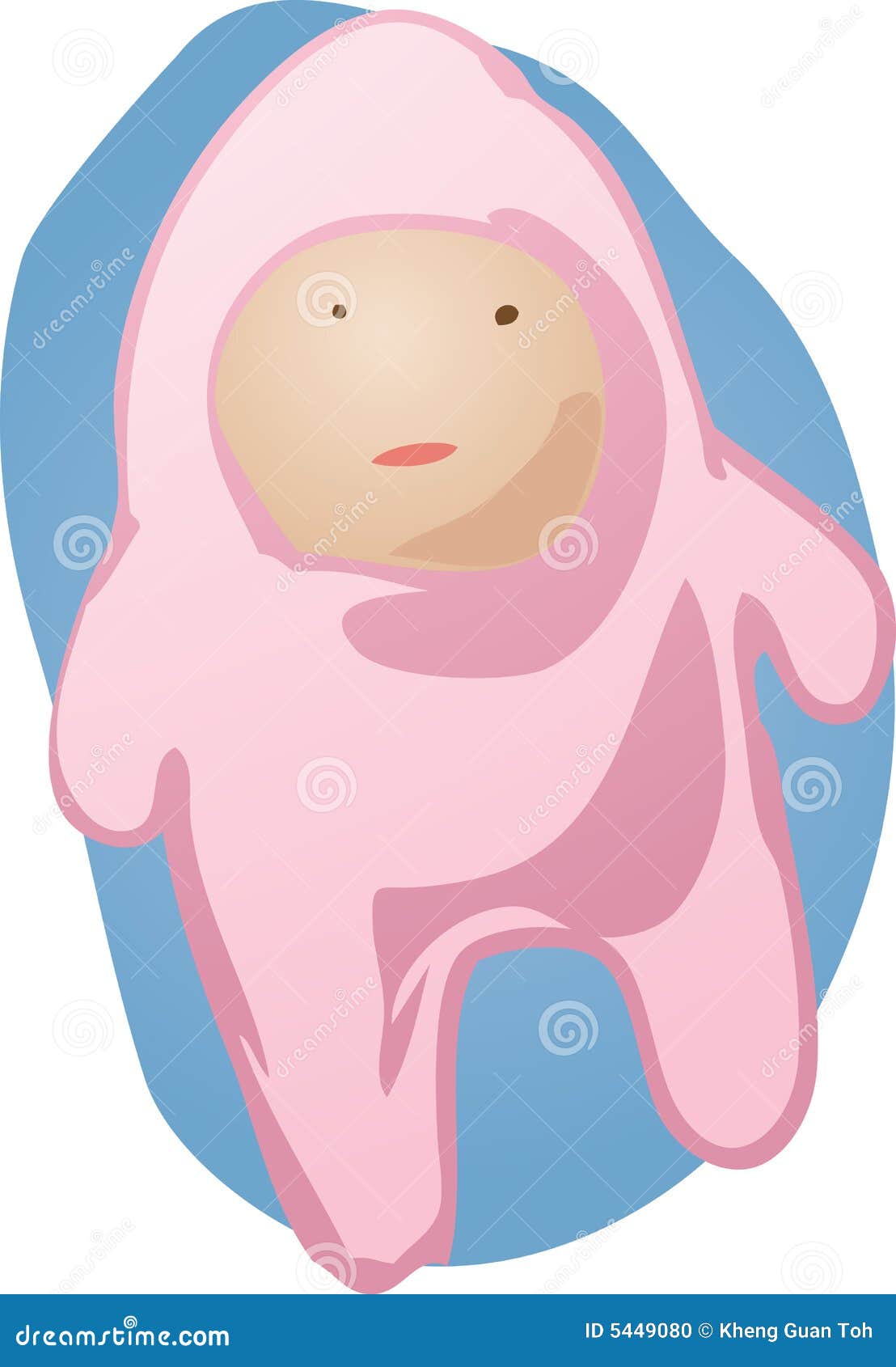 Small baby stock vector. Illustration of child, baby, little - 5449080