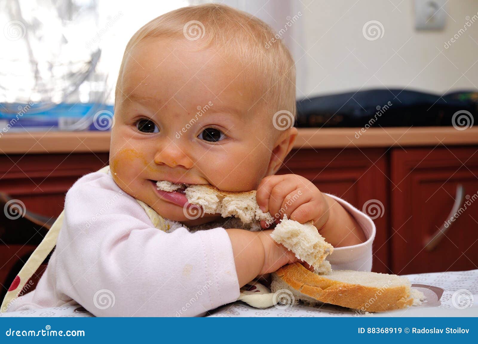 Small baby feeding stock image. Image of hand, beautiful - 88368919