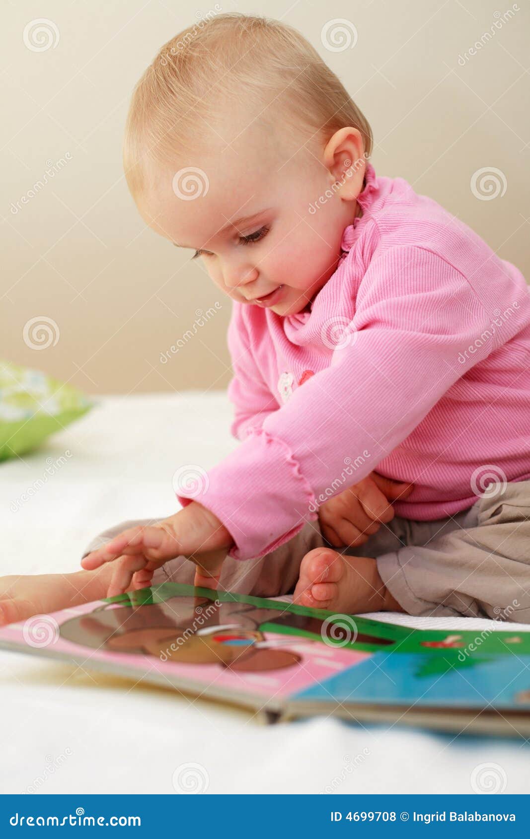 Small baby reading stock photo. Image of families, playing - 4699708