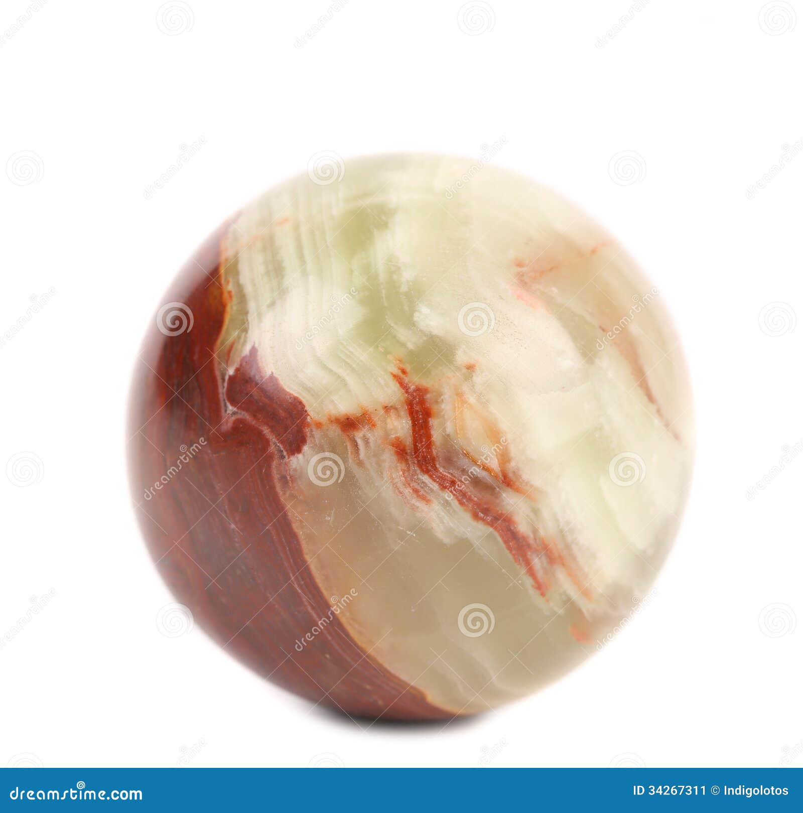 Small ball of jasper stock image. Image of crystal, closeup - 34267311