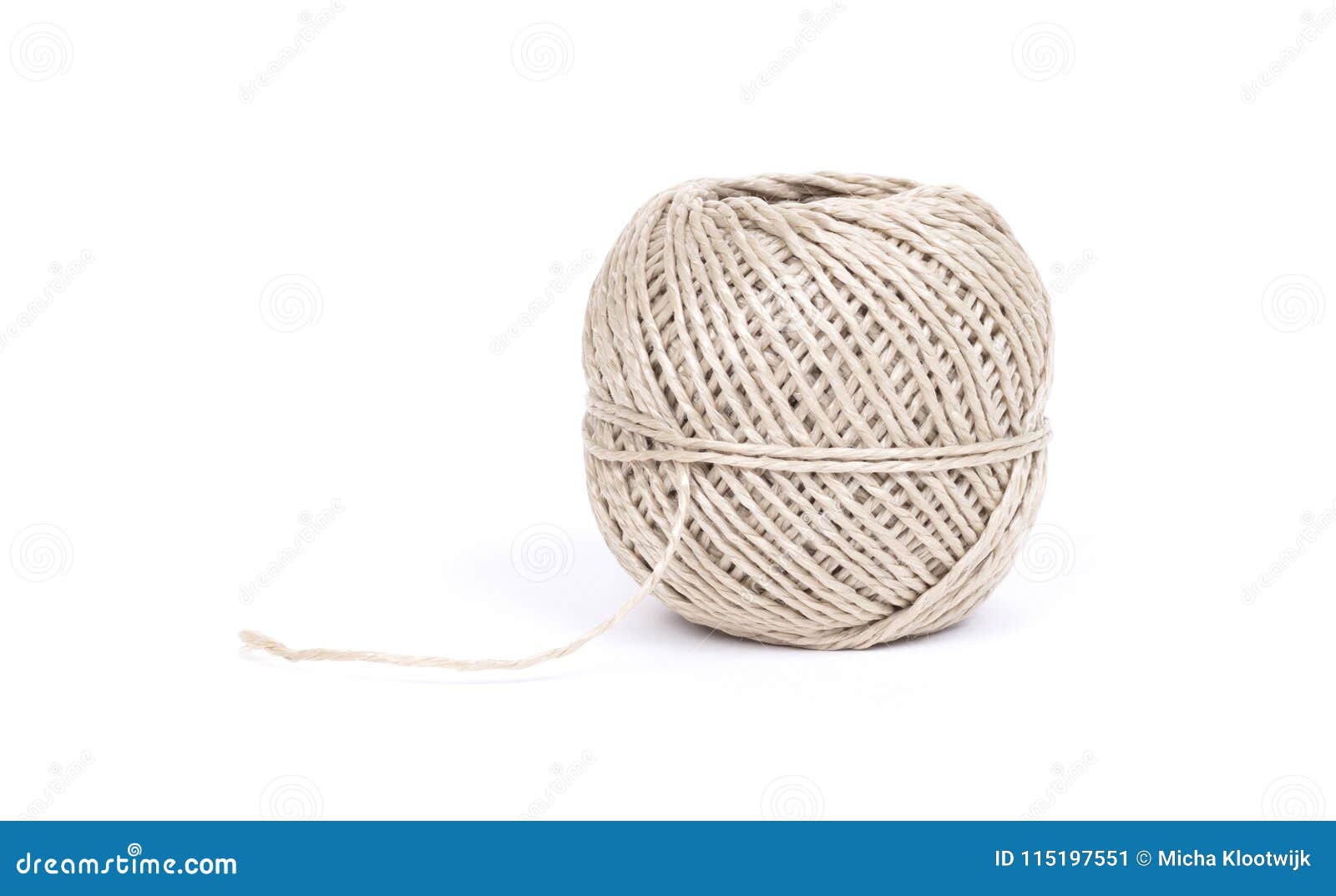 Small Ball of Rope Isolated Stock Image - Image of background, rope ...