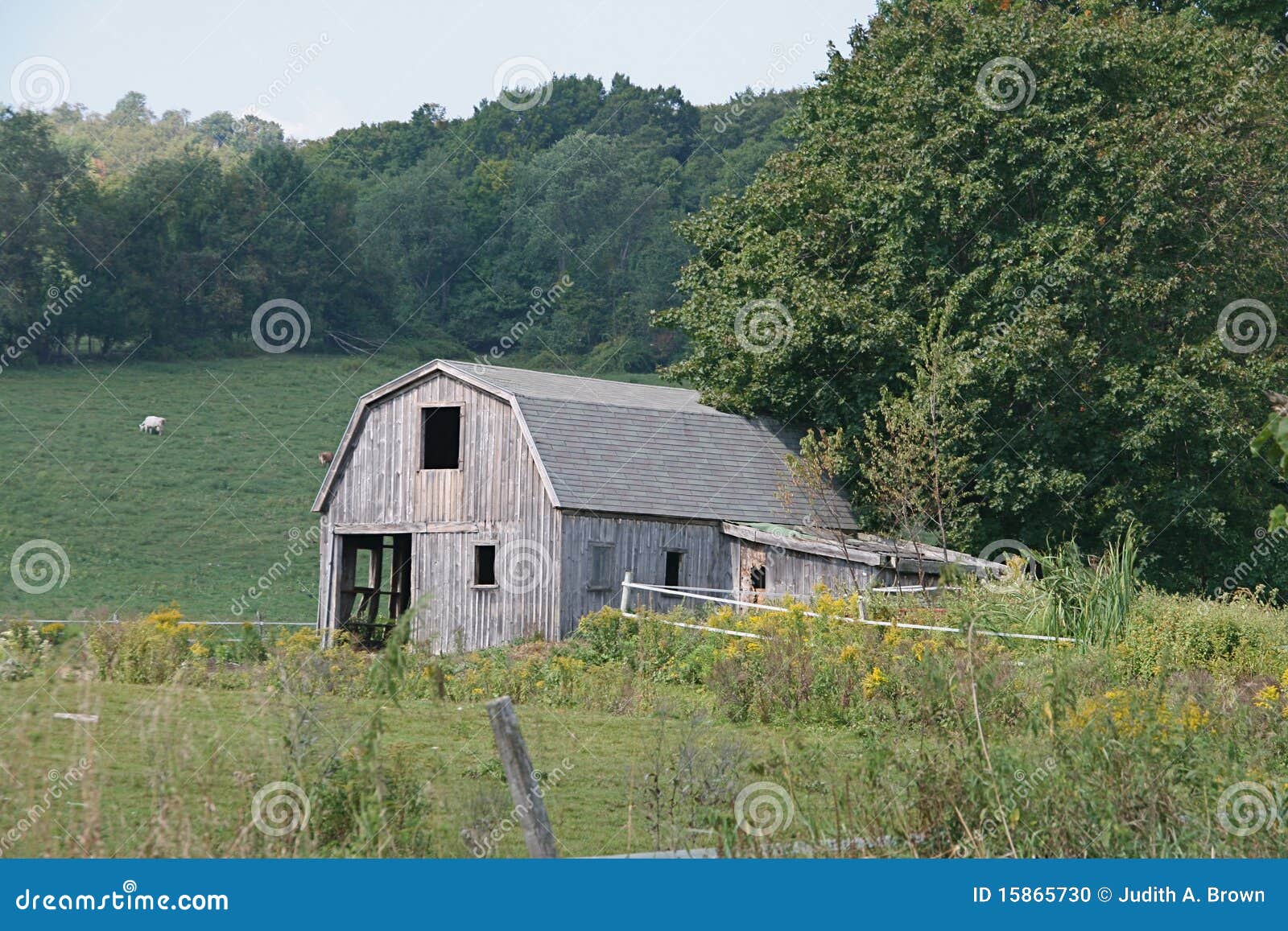 Small Barn stock photo. Image of landscape, farm, mountain - 15865730