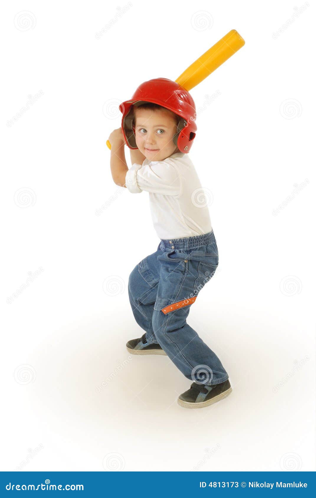 Small baseball player stock image. Image of fitness, exercise - 4813173