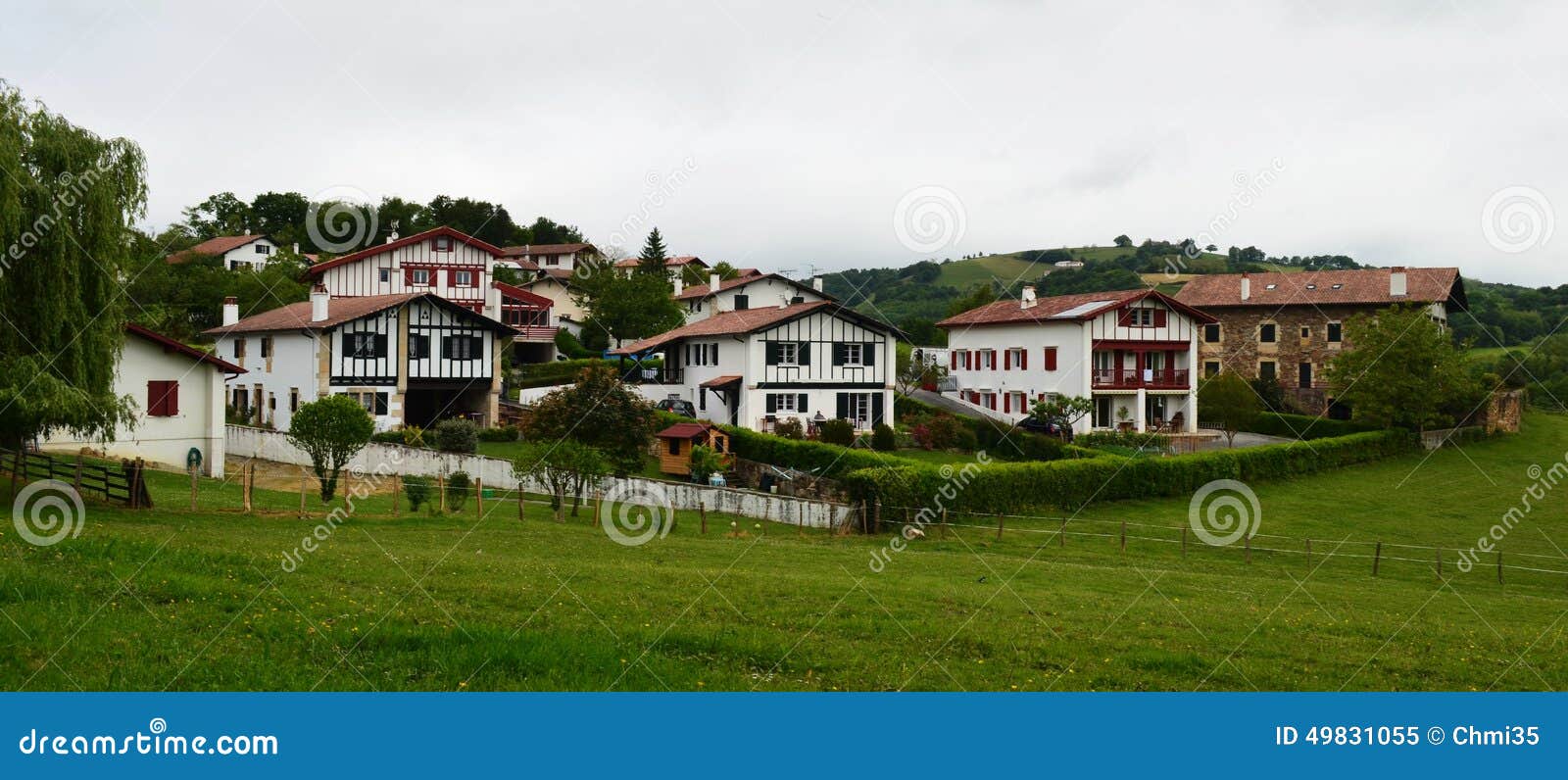 Small Basque village stock image. Image of home, basque - 49831055