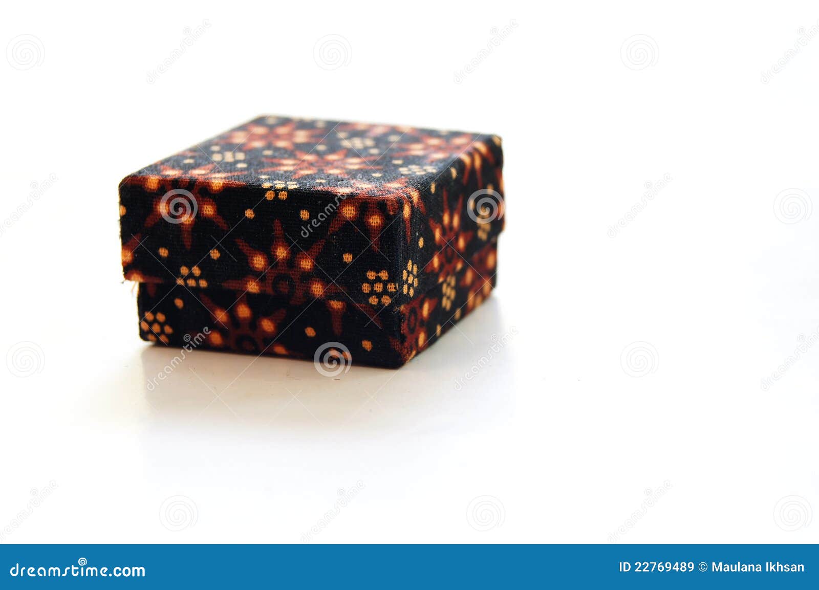 Small batik box stock image. Image of object, decorative - 22769489