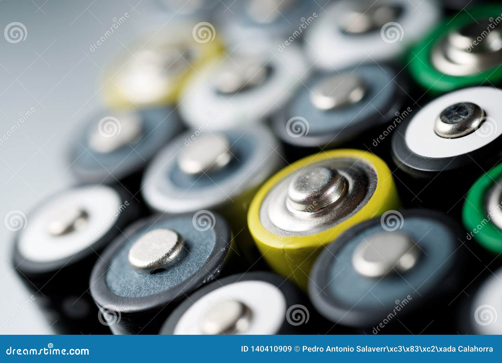 Small batteries view stock image. Image of electricity - 140410909