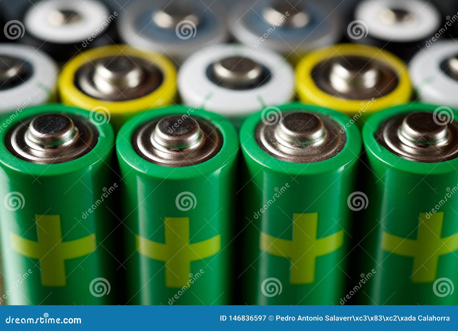 Small batteries view stock image. Image of energy, electric - 146836597