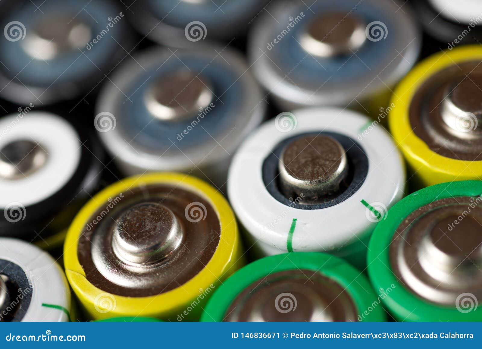 Small batteries view stock image. Image of battery, electronic - 146836671