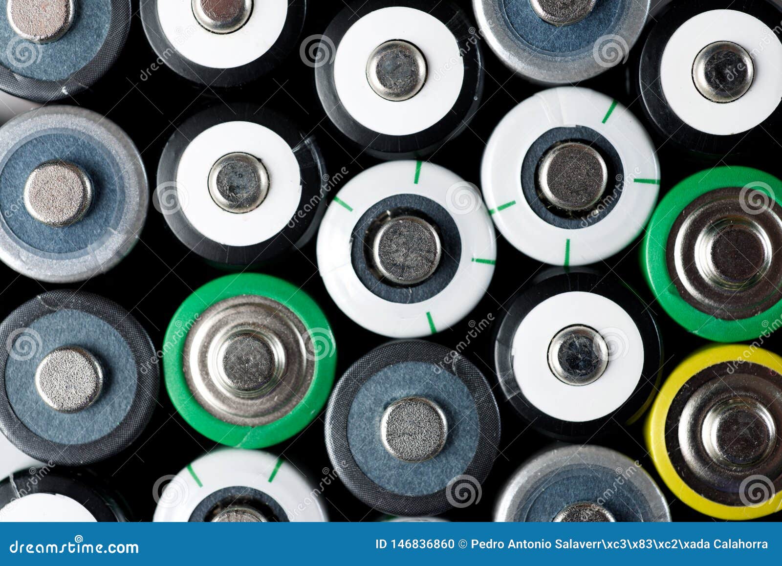 Small batteries view stock photo. Image of disposable - 146836860