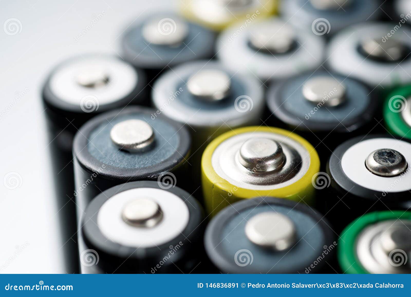 Small batteries view stock image. Image of electricity - 146836891