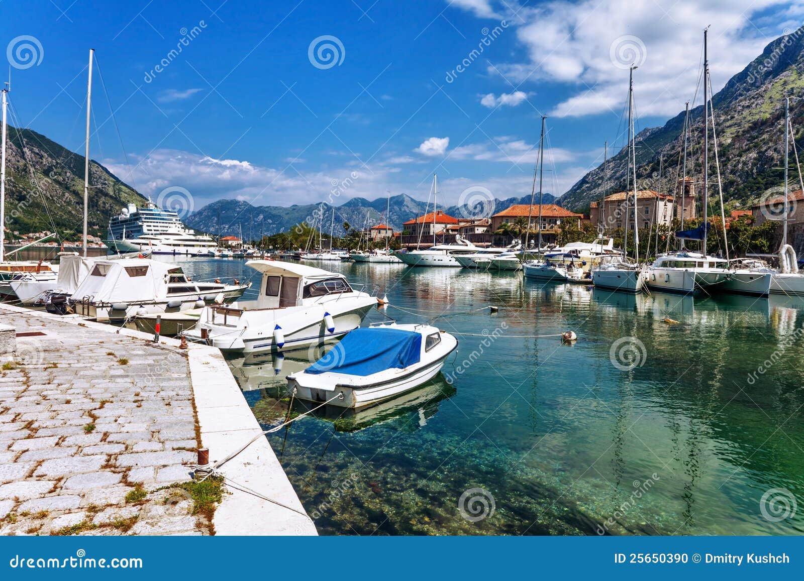 A small bay with boats stock photo. Image of beautiful - 25650390