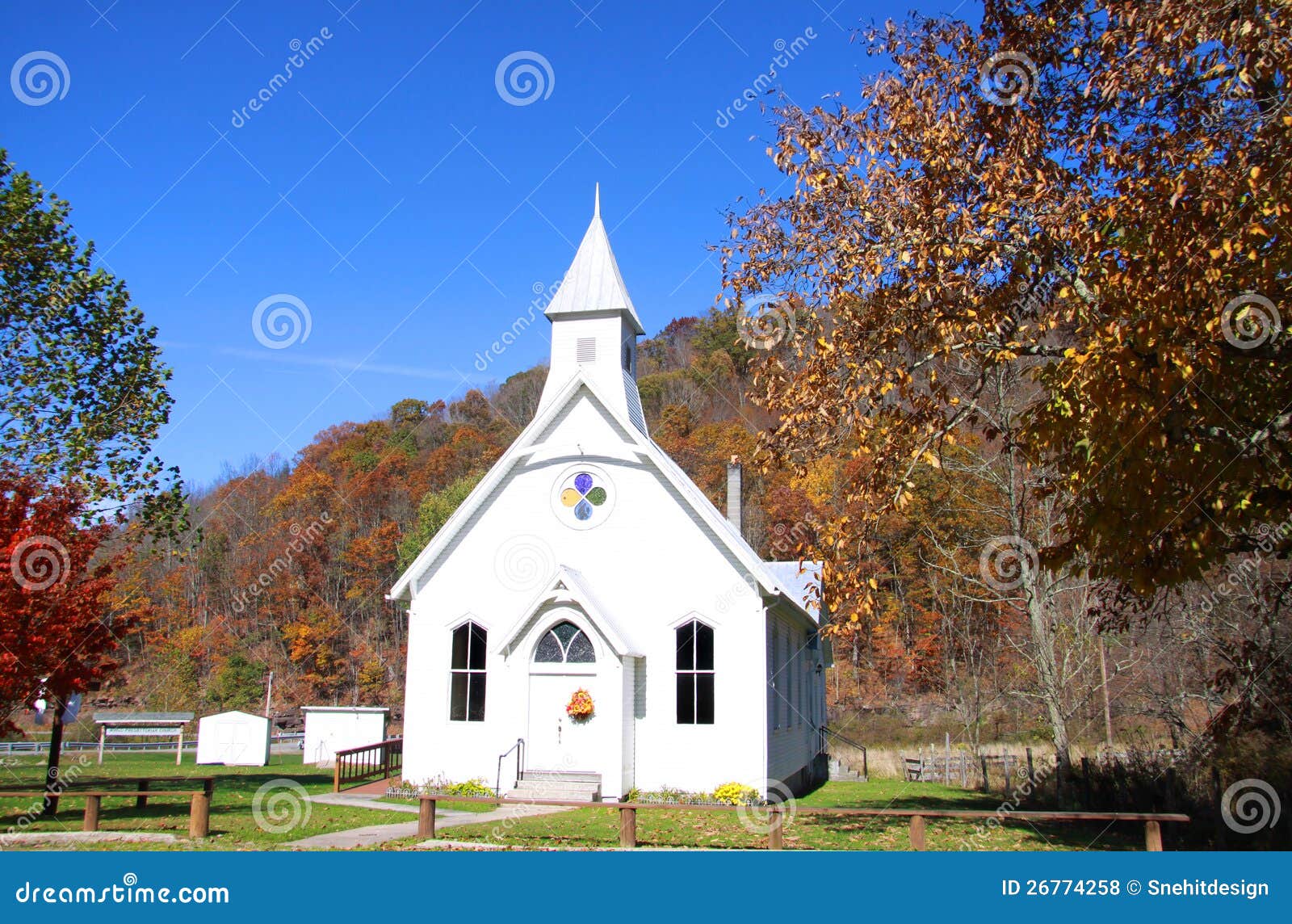 Small beautiful church stock photo. Image of virginia - 26774258