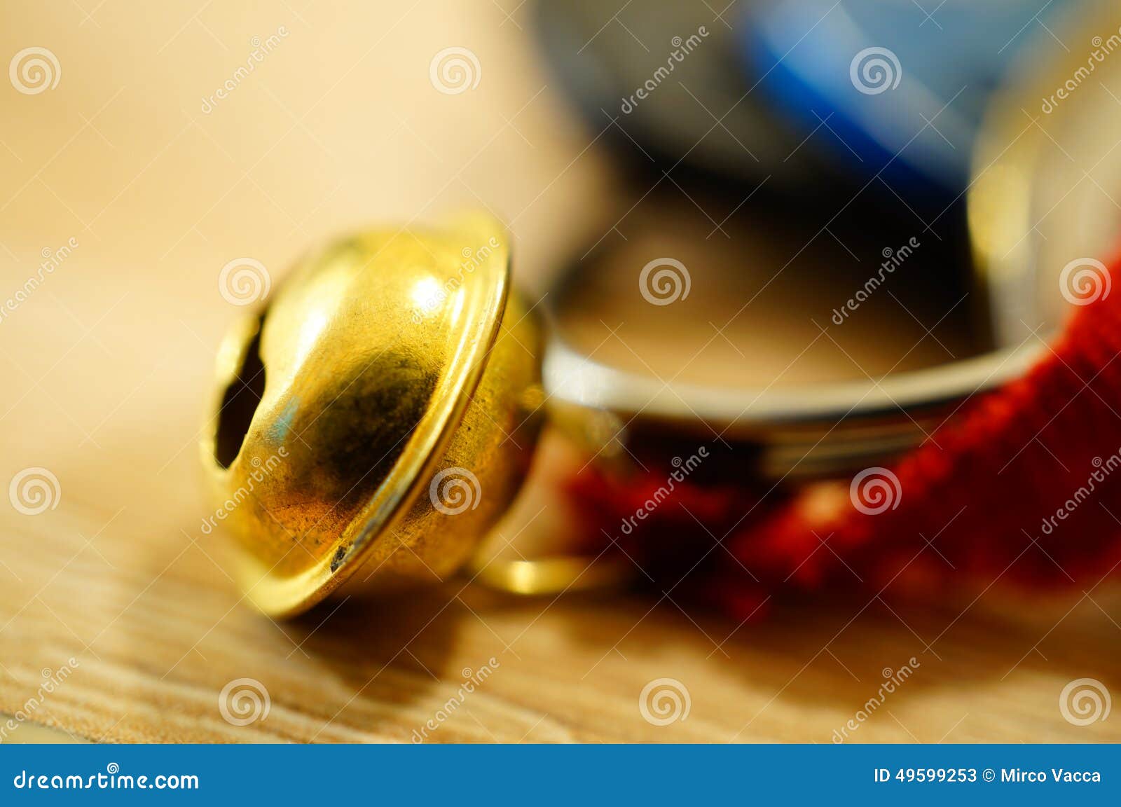 Small bell stock image. Image of small, golden, object - 49599253