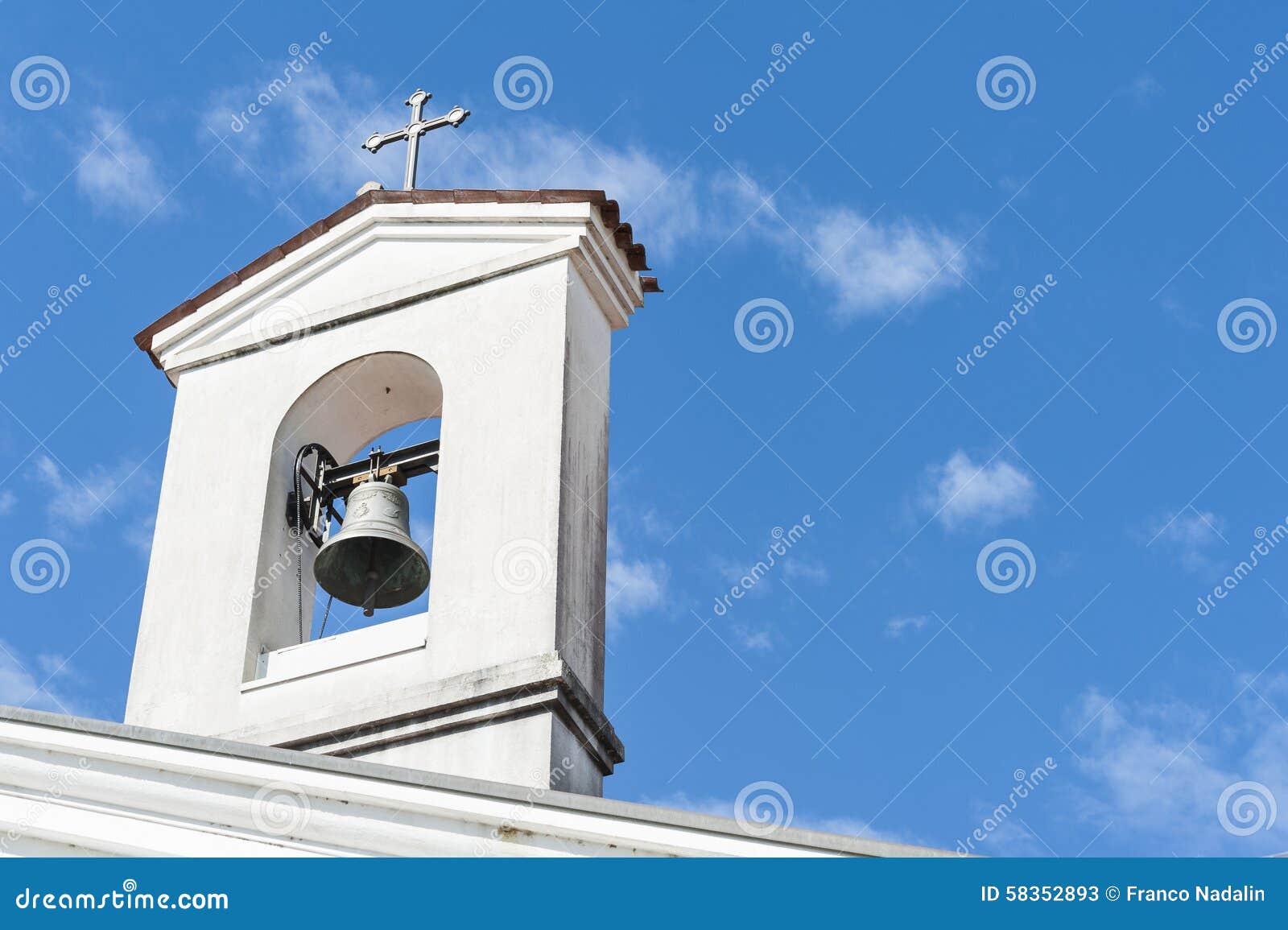 Small bell tower stock image. Image of chapel, architecture - 58352893