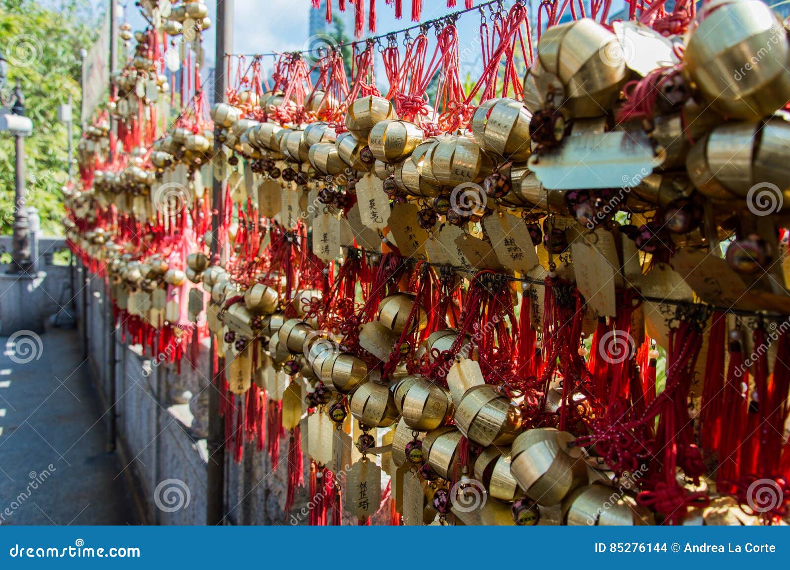 Small bells of prayer stock photo. Image of hanging, music - 85276144