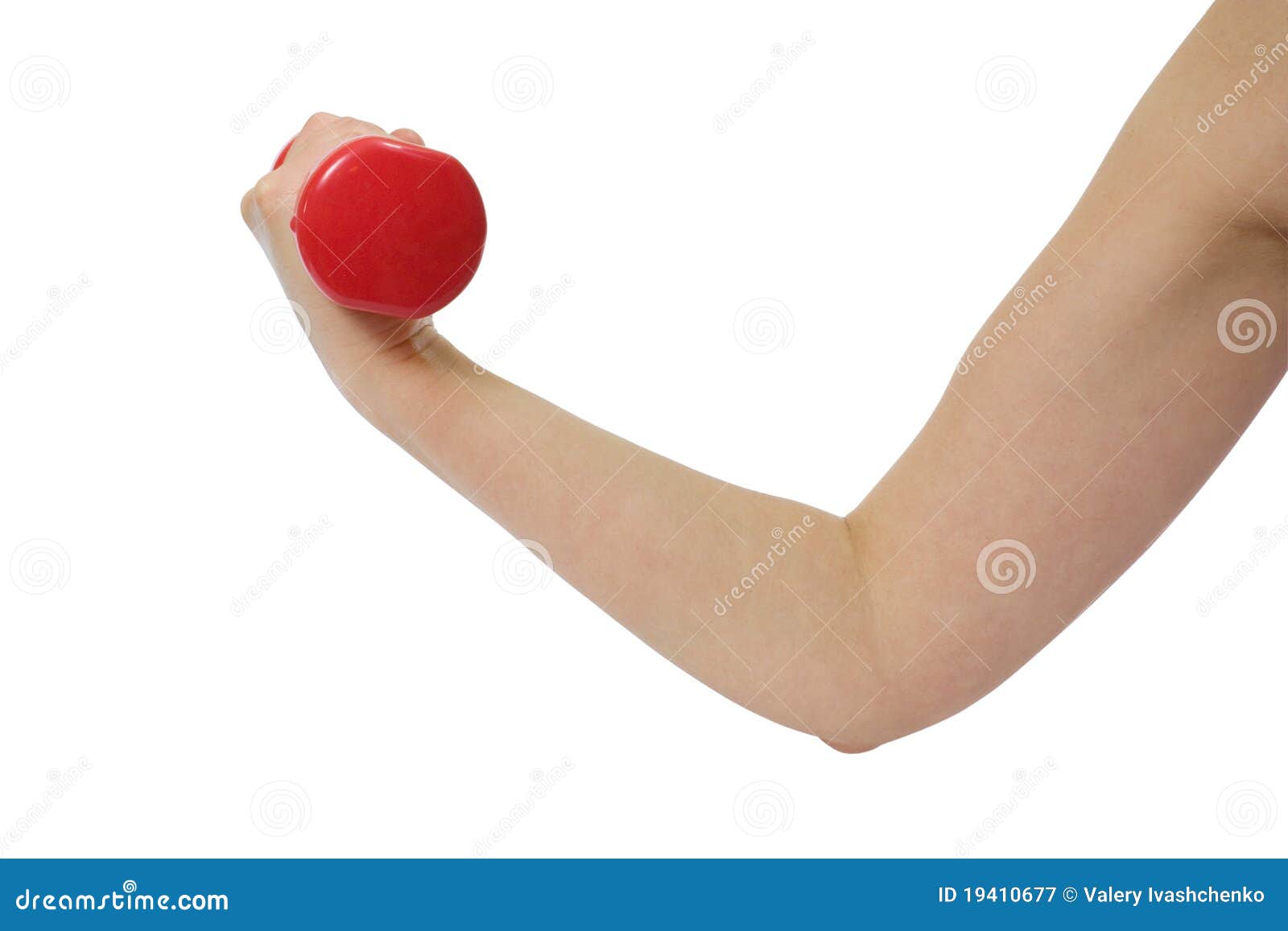 Small biceps stock image. Image of impotence, sport, white - 19410677