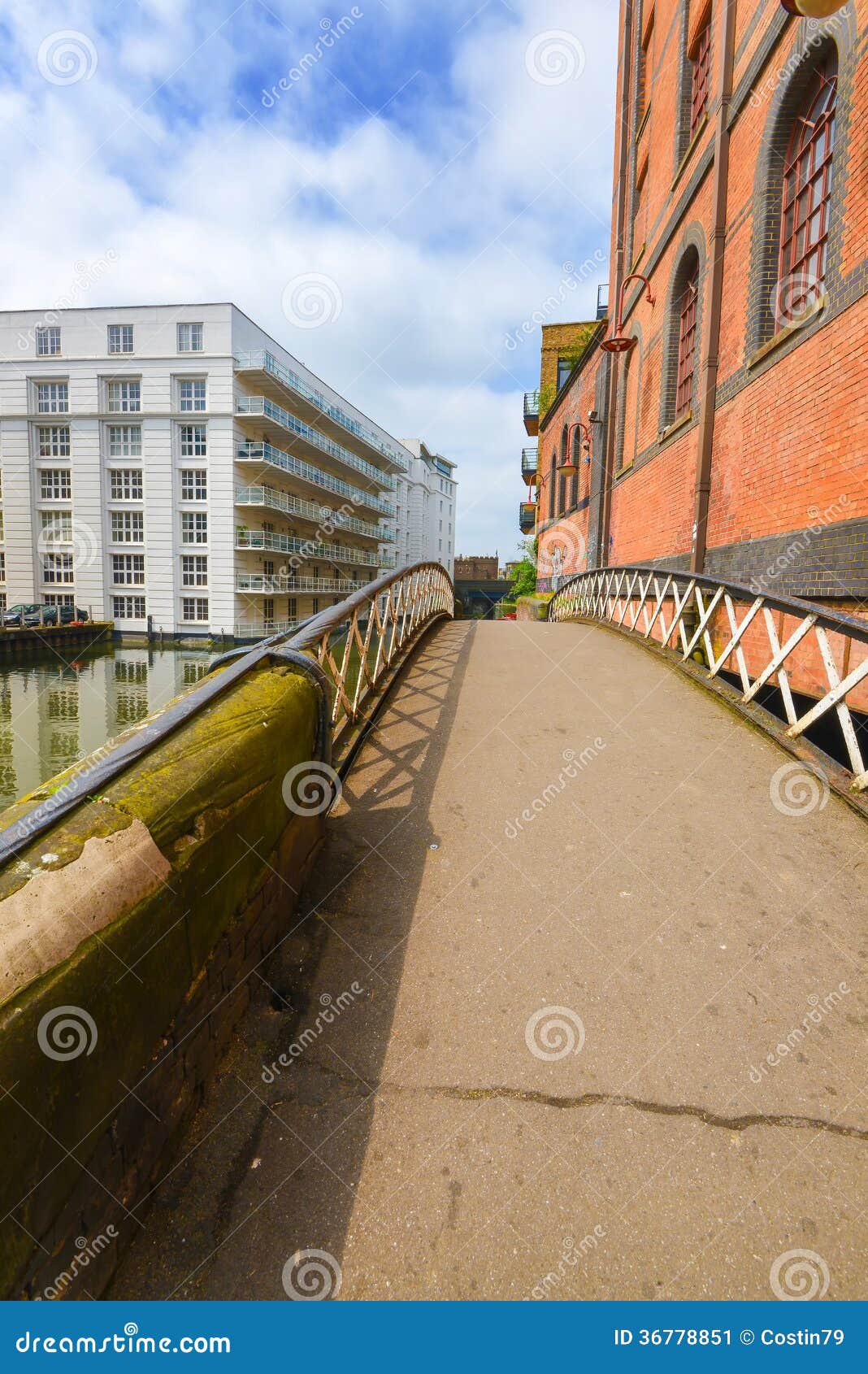 Small bidge in London stock image. Image of measurement - 36778851