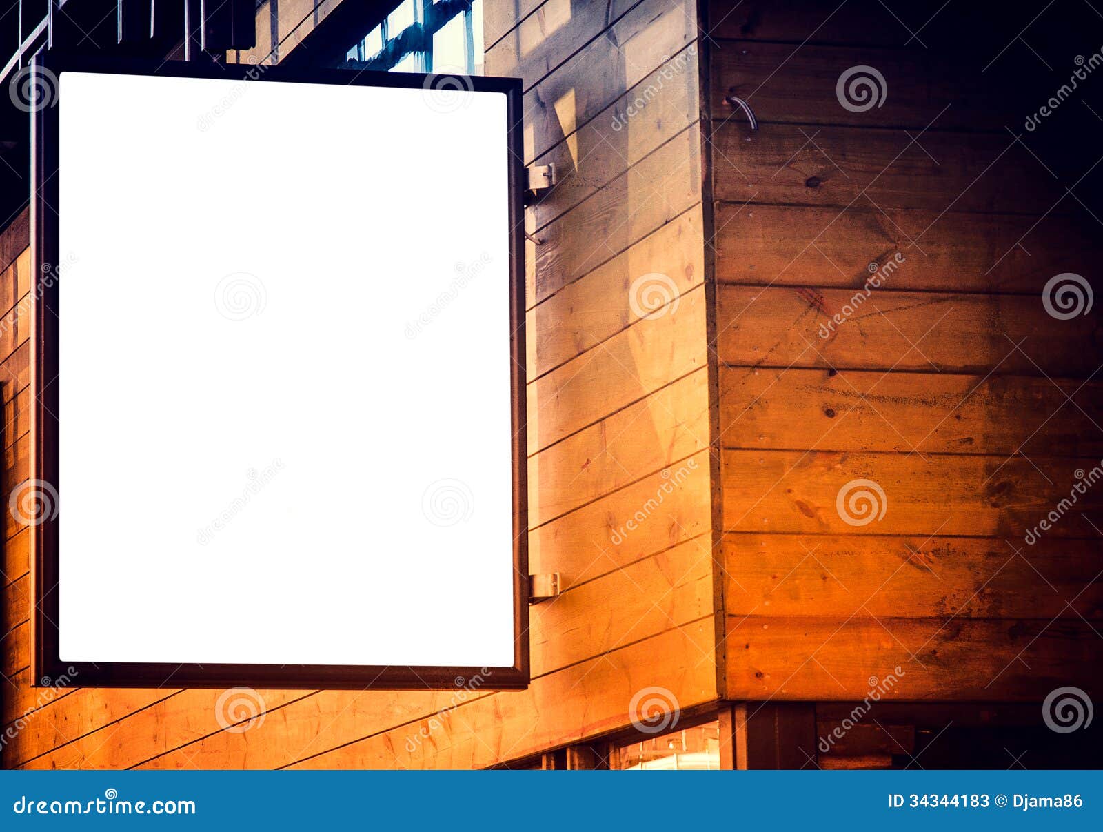 Small billboard stock image. Image of marketing, city - 34344183