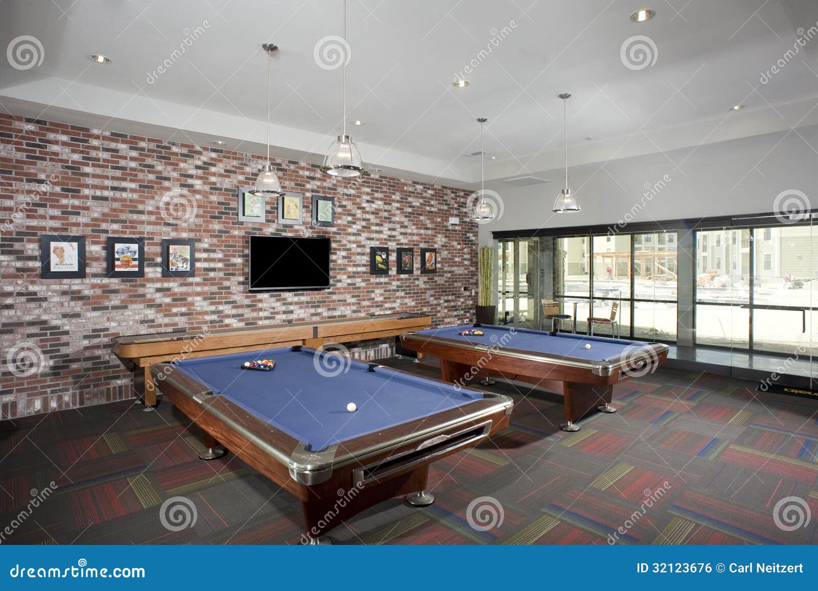 Small Billiards room stock photo. Image of modern, property - 32123676