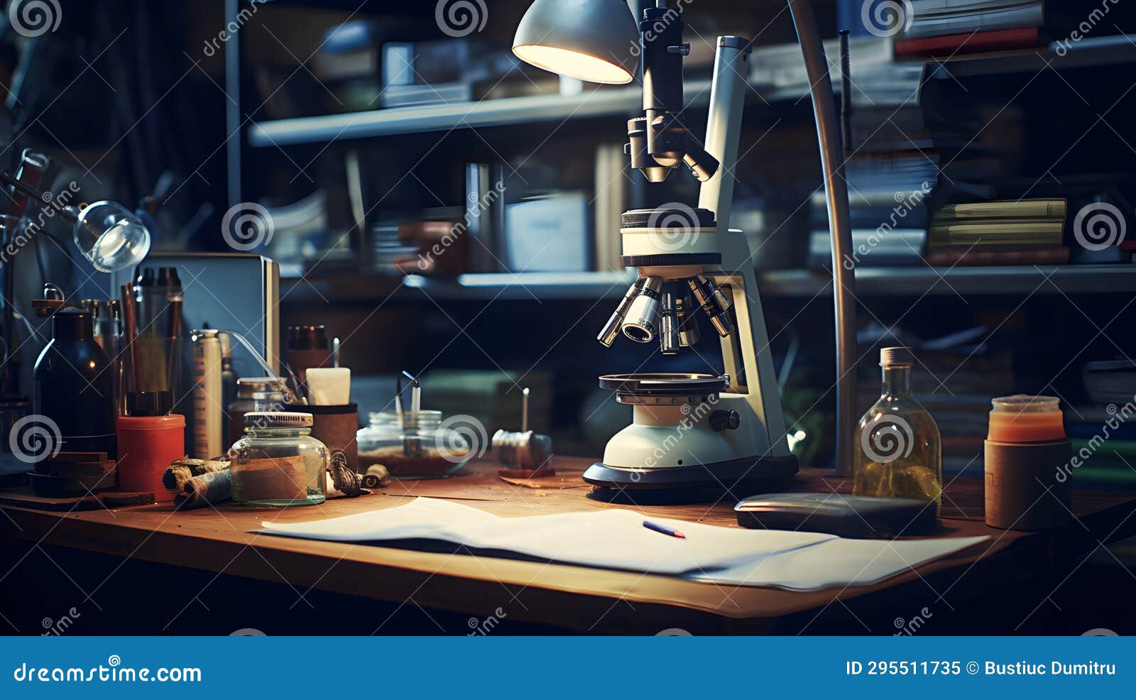 Small Biological Laboratory for Scientific Study Stock Image - Image of ...