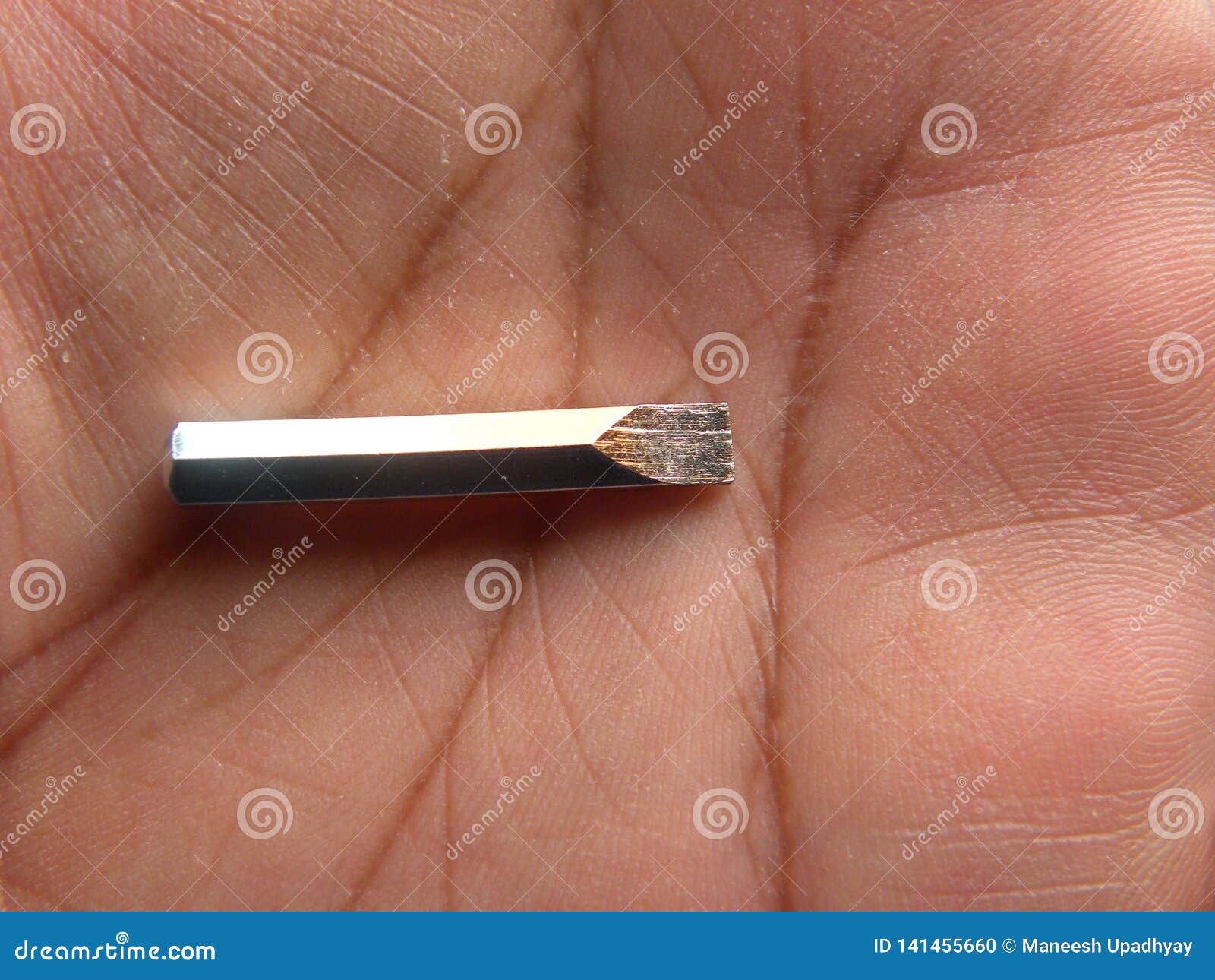 Small Bit of Flat Blade Precision Screwdriver Stock Photo - Image of ...