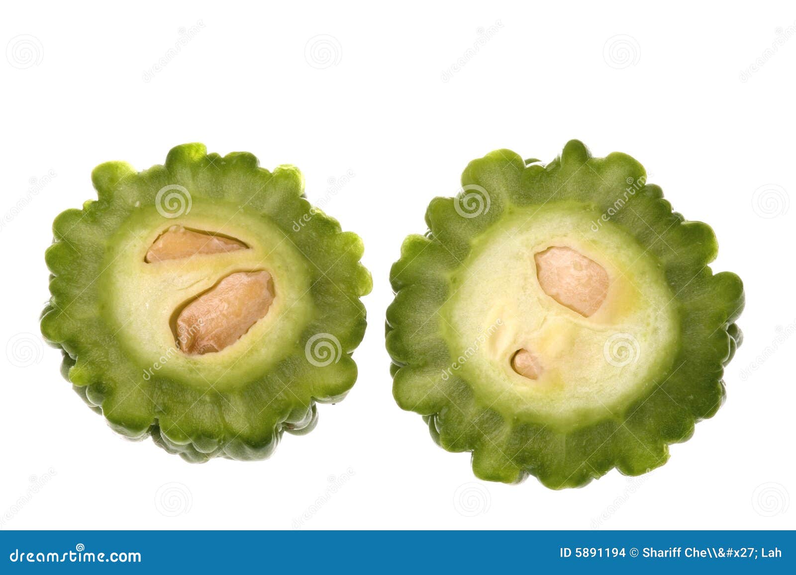 Small Bitter Gourd stock photo. Image of balsam, macro - 5891194