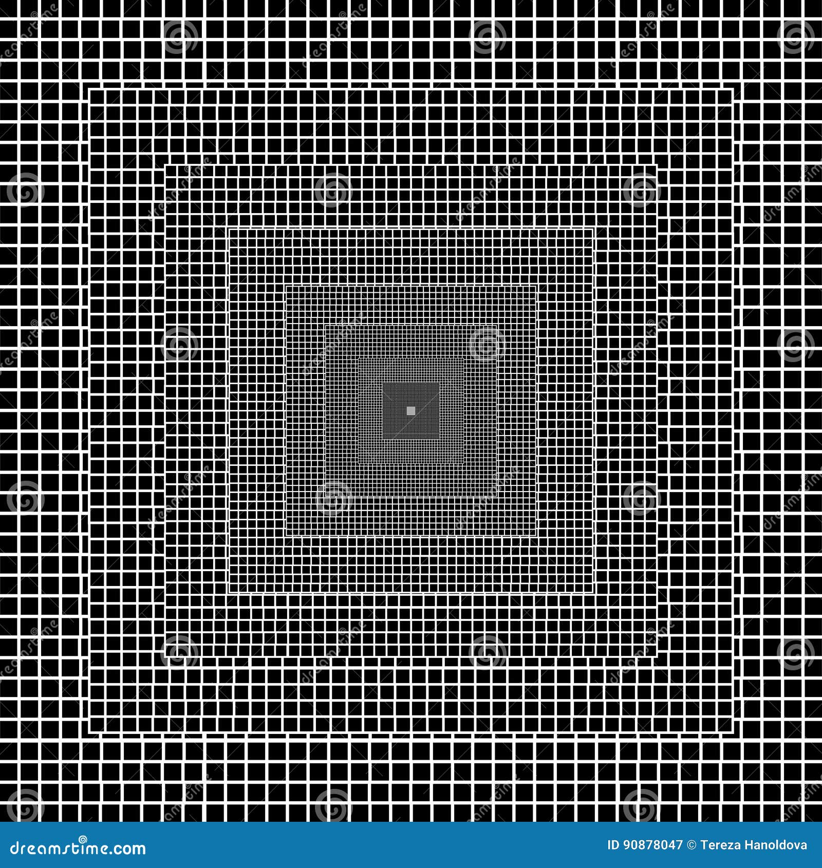 Small Black Squares- Abstract Background. Stock Vector - Illustration ...