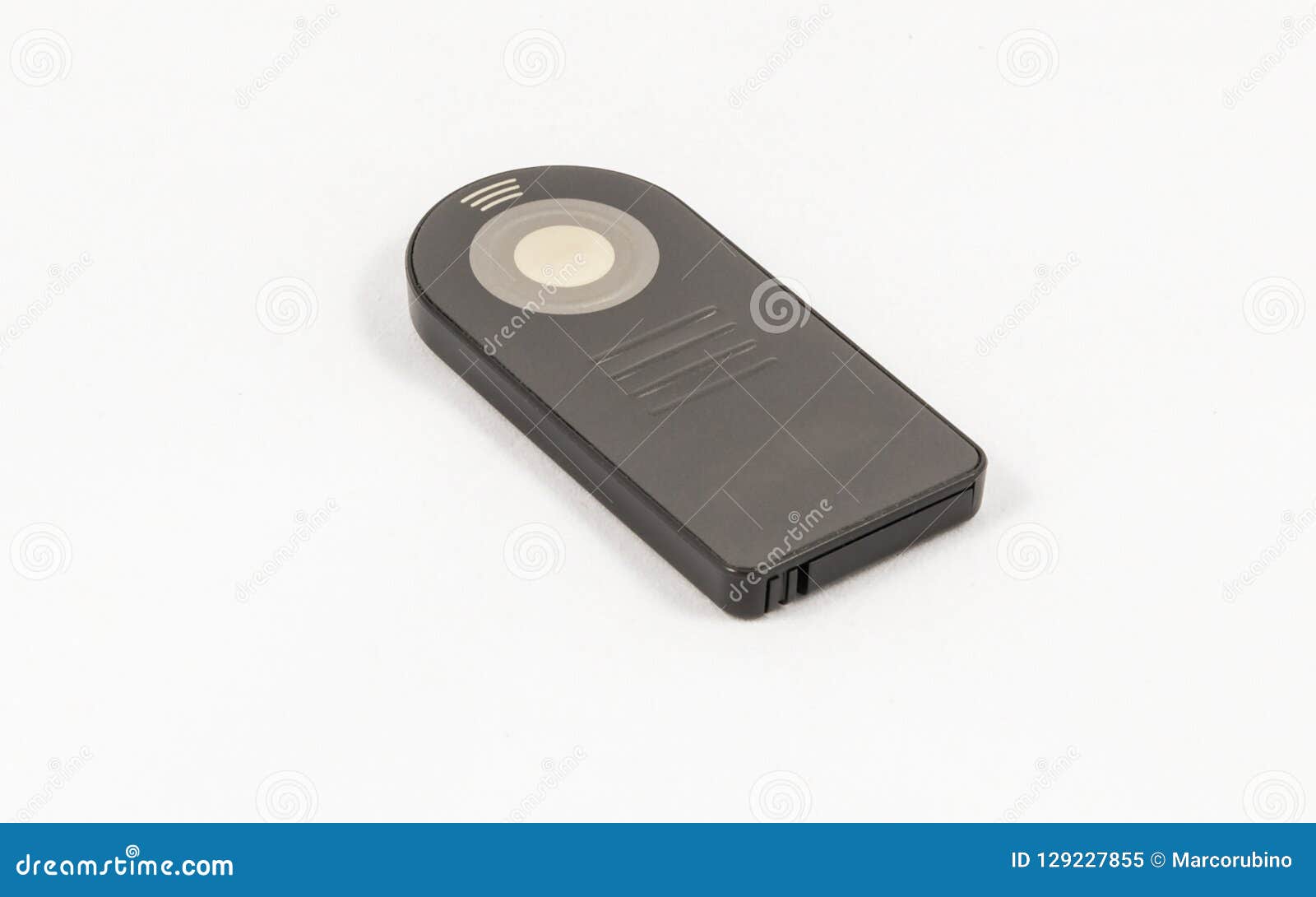 Small Black Unbranded Remote Control for DSLR Camera Stock Image ...