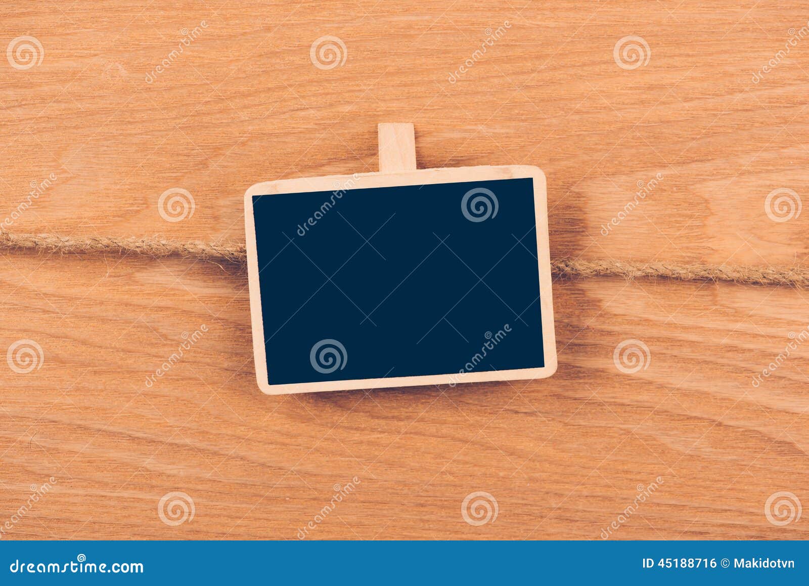 Small Blackboard Board with Space for Text Stock Photo - Image of ...