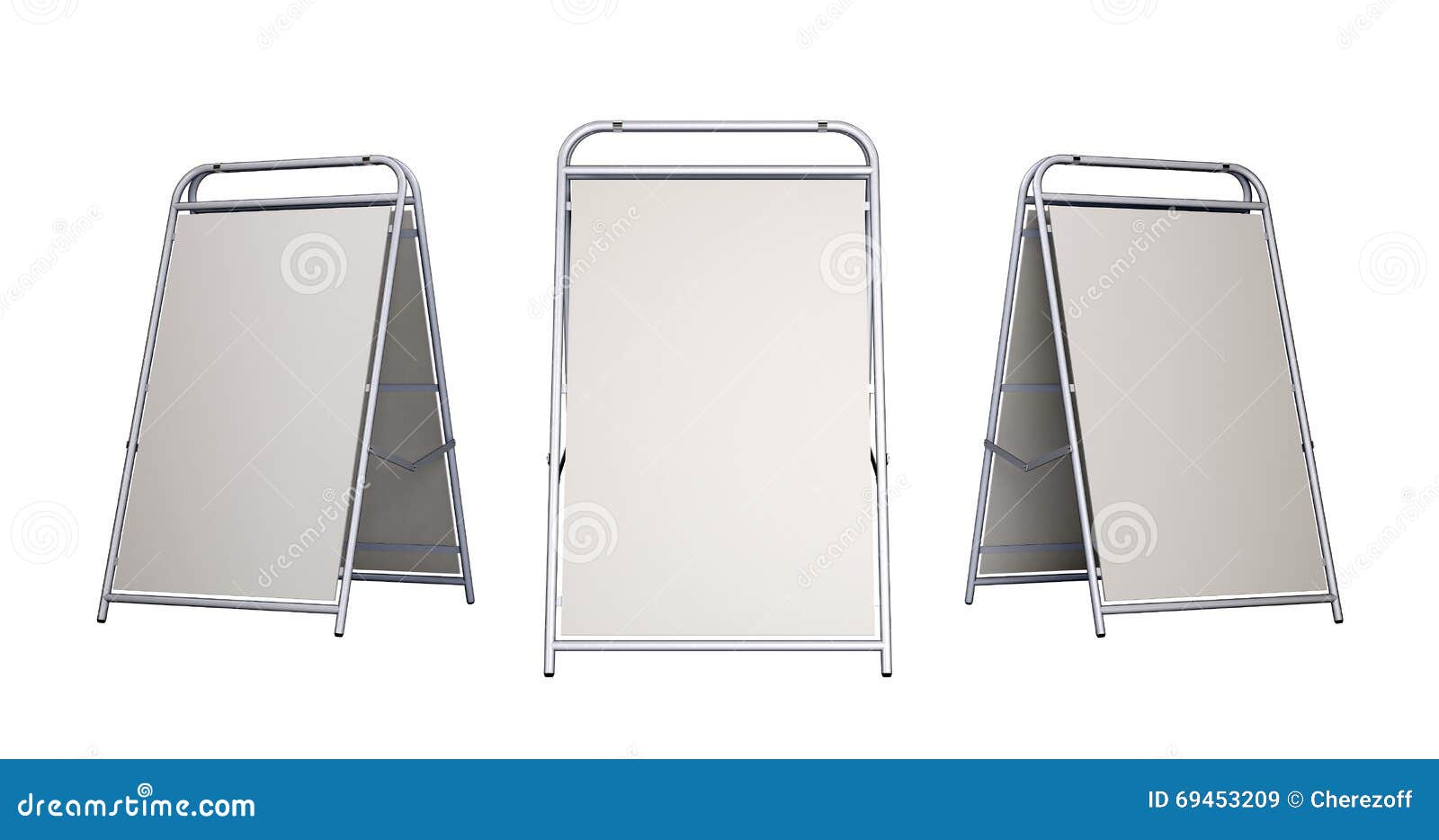 Small blank stands stock image. Image of billboard, cardboard - 69453209