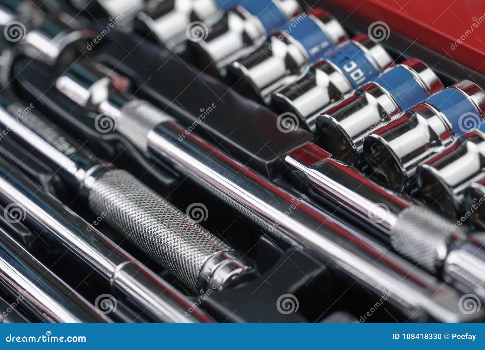 Small Block Wrench Packed in Red Box Stock Photo - Image of carefree ...