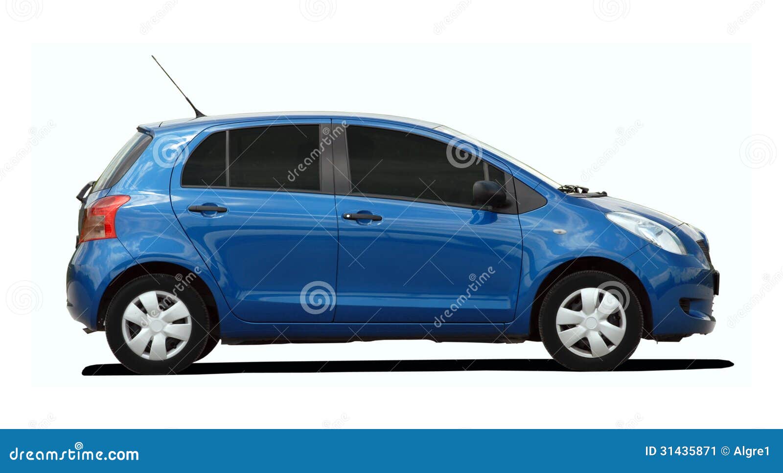 Small blue car stock image. Image of modern, blue, economy - 31435871