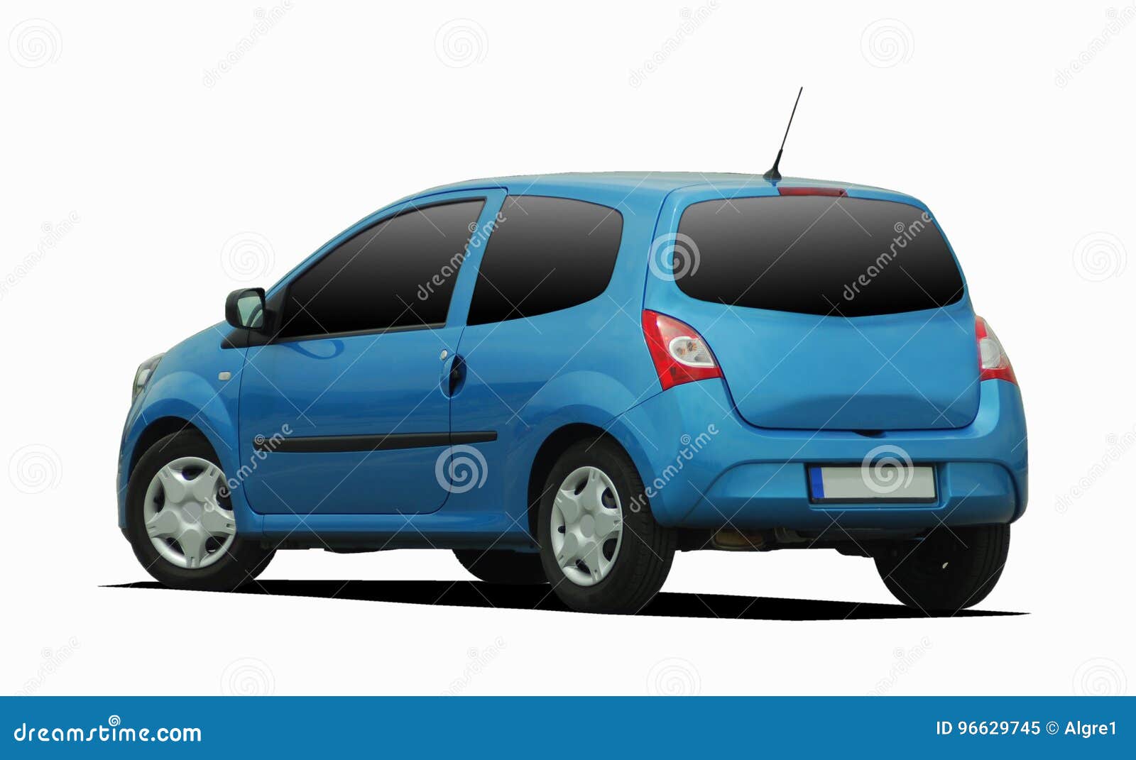 Small blue car stock illustration. Illustration of family - 96629745