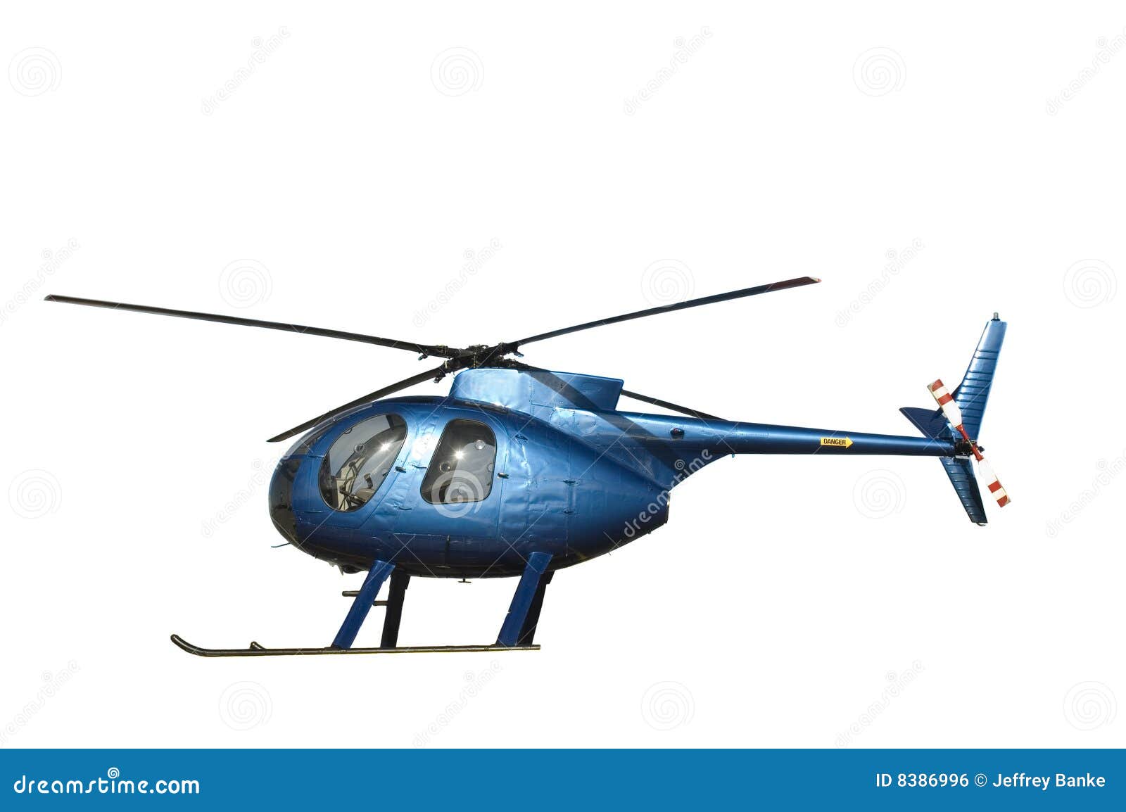 Small Blue Helicopter Royalty Free Stock Image - Image: 8386996