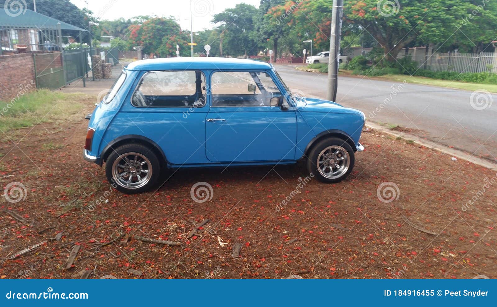 Small blue mini cooper stock image. Image of sedan, hatchback - 184916455